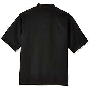Chef Code mens Short Sleeve Unisex Classic Coat Chef s Jacket, Black, XX-Large US
