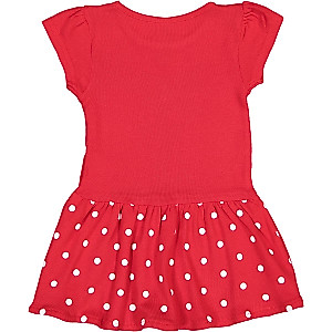 inktastic Number 2 Race Car Toddler Dress 3T Red with Polka Dots 3b71f