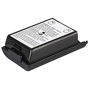 Battery Cover, Oil Injection Process Replacement Anti-Abrasion Shell Case Cover Kit for Game Controller(Black)