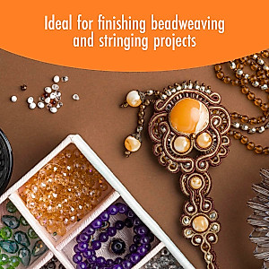 The Beadsmith Thread Zap, Thread Burner, 5.25 inches, Push Button, Battery Operated (1xAA), Trim, Burn and Melt Thread with one Touch, Ideal for Finishing Bead Weaving and stringing Projects