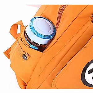 XUESUO Anime Backpack, Laptop Bags, Canvas Large-Capacity Travel Bags, Orange, One Size