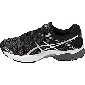 ASICS Women's Womens Gel-Flux 4 Athletic Shoe, Black/Silver/Carbon, 5.5 Medium US