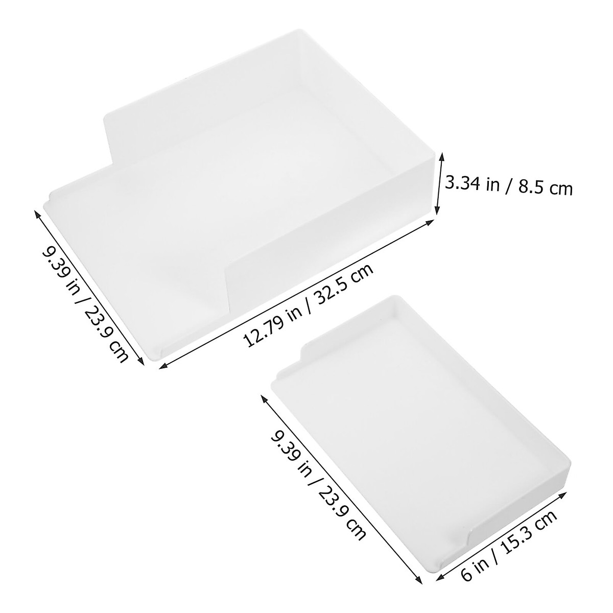 Cabilock 2pcs Desk Pen Holder Stand Office Supplies Office Pen Holder Office Supply Organizers and Storage Bins Desktop Stationery Organizer Desktop Makeup Container File Storage Shelf