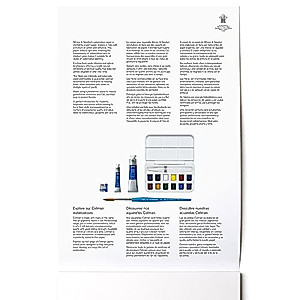 Winsor & Newton Classic Watercolor Paper Pad, 11" x 14", Natural White