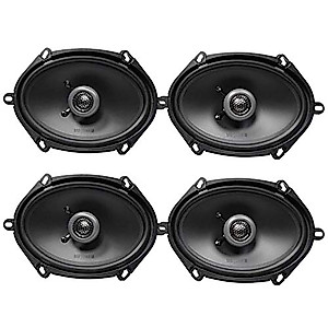 MB Quart (4) FKB168 6x8 200 Watt Car Stereo Coaxial Speakers