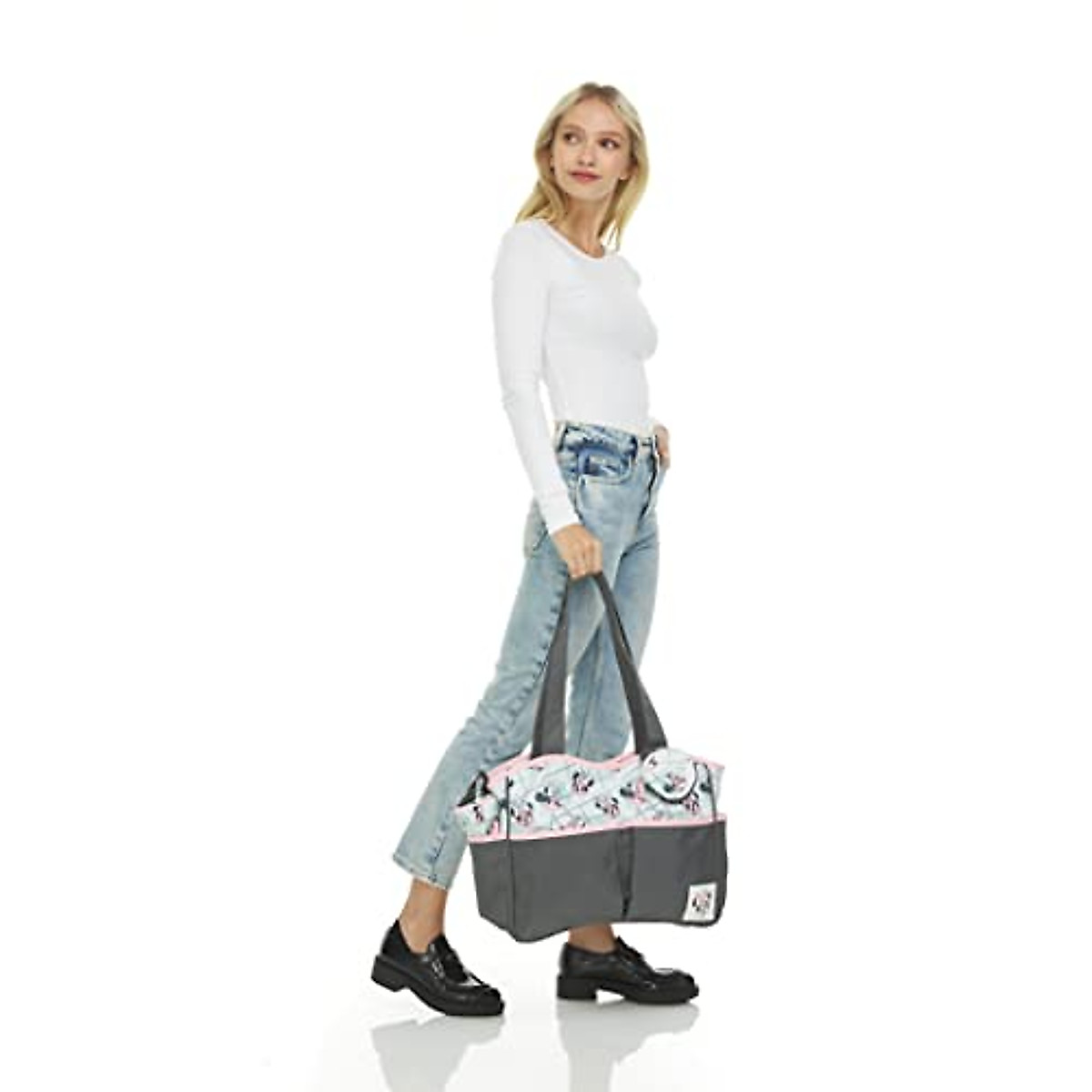 Disney Baby Girl Multi Piece Tote, Minnie-Watercolor