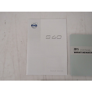 2015 Volvo S60 Owners Manual book