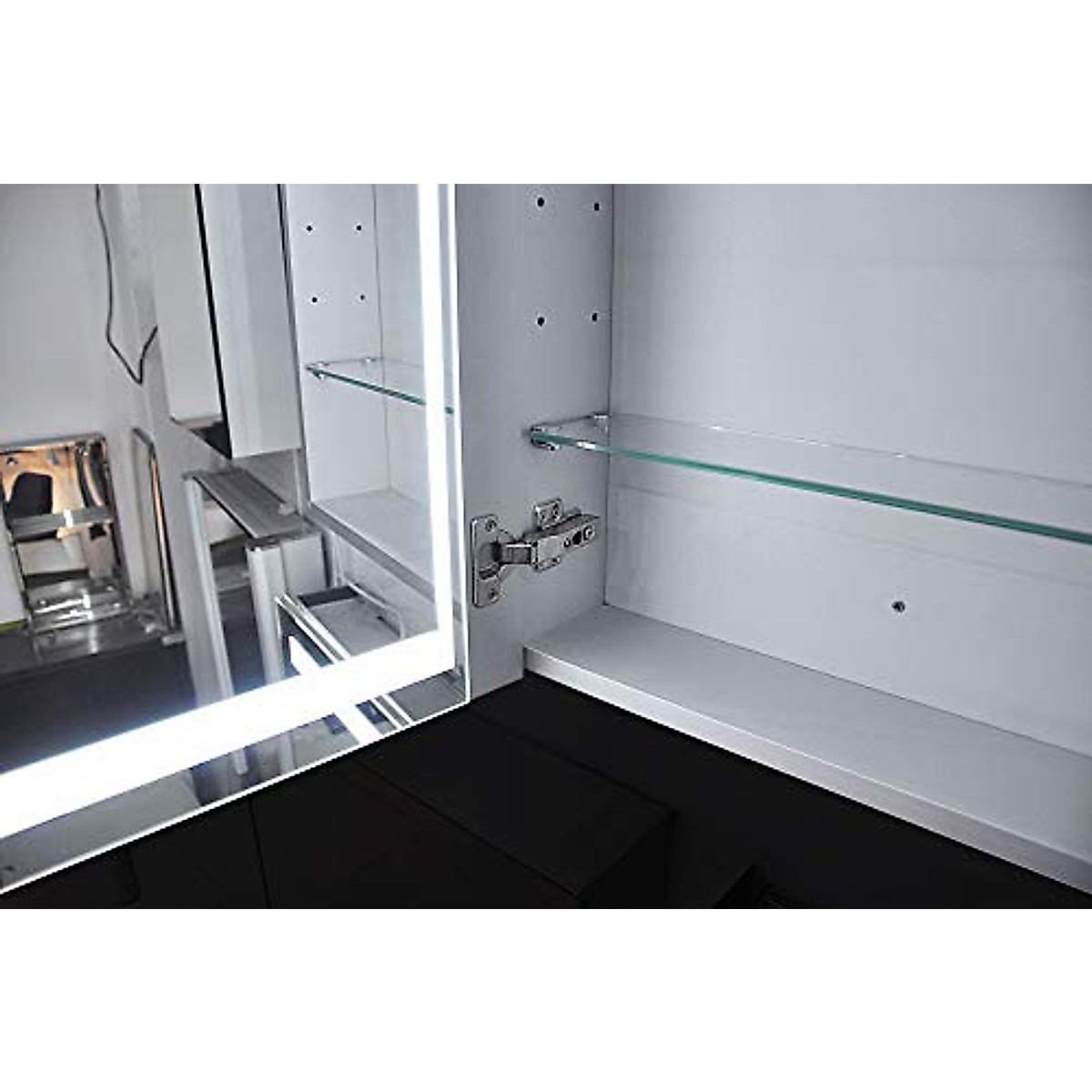 Miseno MMC3026LED MMC3026LED 30" W x 26" H Rectangular Frameless Wall Mounted Medicine Cabinet with LED Lighting