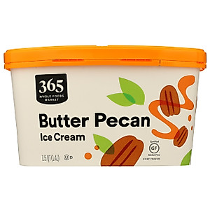 365 by Whole Foods Market, Ice Cream Butter Pecan, 1.5 Quart