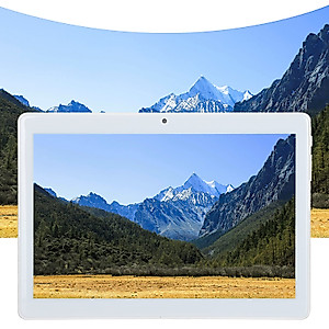 ASHATA 10.1in Tablet PC, Full HD IPS Display, 4G RAM 32G ROM, SC9863 Octa Core CPU LTE Tablet for Study Play Work, Support BT FM SIM Card Phone Function, Golden (US Plug)