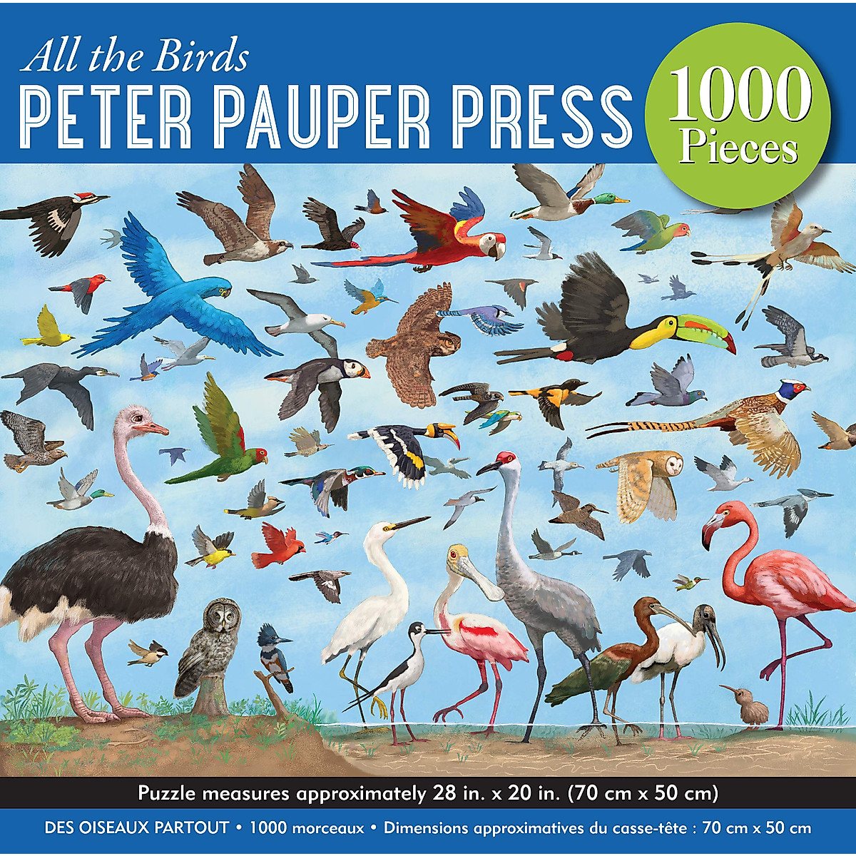 PETER PAUPER PRESS All The Birds 1000 Piece Jigsaw Puzzle