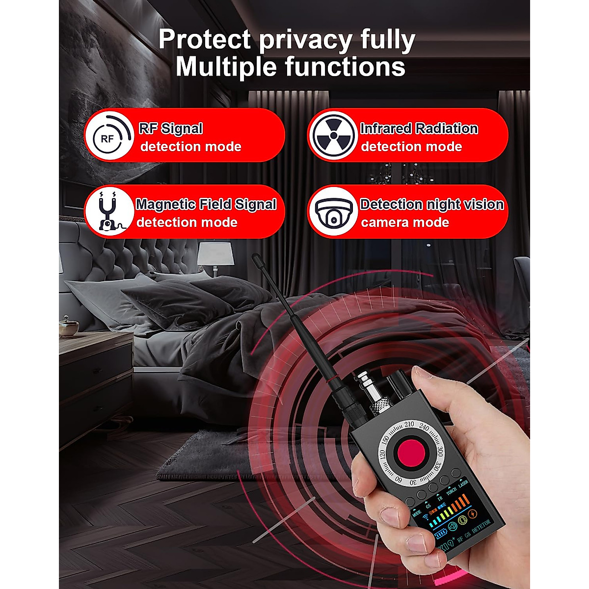 navfalcon Hidden Camera & Bug Detector | Anti-Spy Device