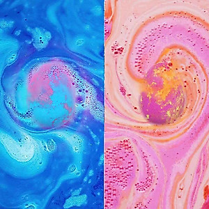 Bath Bombs for Kids with Toys Surprise Inside, Kids Bath Bombs Gift for Birthday Christmas, 12 Pcs Children Bubble Bath Fizz Dino Egg Gift Set for Mother Day and Party Favor for Girls and Boys