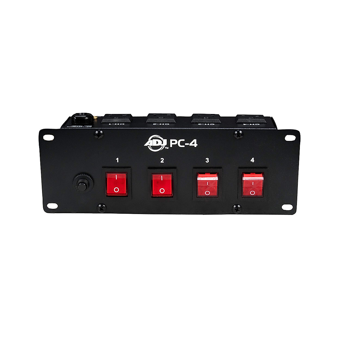 ADJ Products PC-4, AC Power Center, Central Power Control for DJ Booth or Light Show
