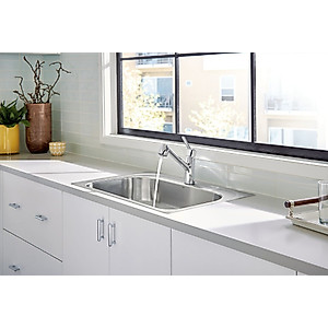 Moen 7585C Method One-Handle Pullout Modern Kitchen Faucet with Power Clean, Chrome