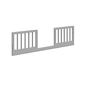 Graco Toddler Safety Guardrail Kit with Dowels (Pebble Gray) for Storkcraft & Graco Crib Conversion – GREENGUARD Gold Certified