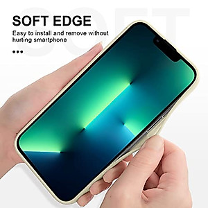 RUMDEY 2 Pack Happy Smiley Face for iPhone 13 Mini 5.4" Phone Case,Aesthetic Cute Smile Design Cases Soft Silicone Slim TPU Shockproof Protective Bumper Cover for Women Men Girls-Kawaii Smiles