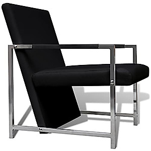 MAXCBD Desk Chair Side Chairs Living Room Office Armchair - Black Dining Room Chair