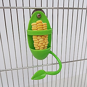 Plastic Bird Feeding Holder for Cuttlebone on Cage Parrot Cage Stands Parrots Feeder Perches,3 Pieces