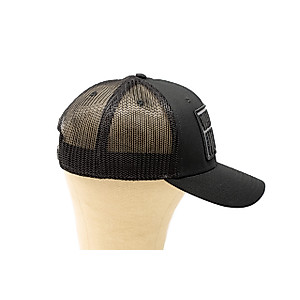 MASHBILL Trucker Hat - Whiskey Helps Embroidered Patch, Snap Closure, Adjustable Mesh Back, One Size Fits Most, for Bourbon & Whiskey Lovers, Men's Mesh Cap