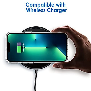 JETech Case for iPhone 13 Pro Max 6.7-Inch, Non-Yellowing Shockproof Phone Bumper Cover, Anti-Scratch Clear Back (Clear)