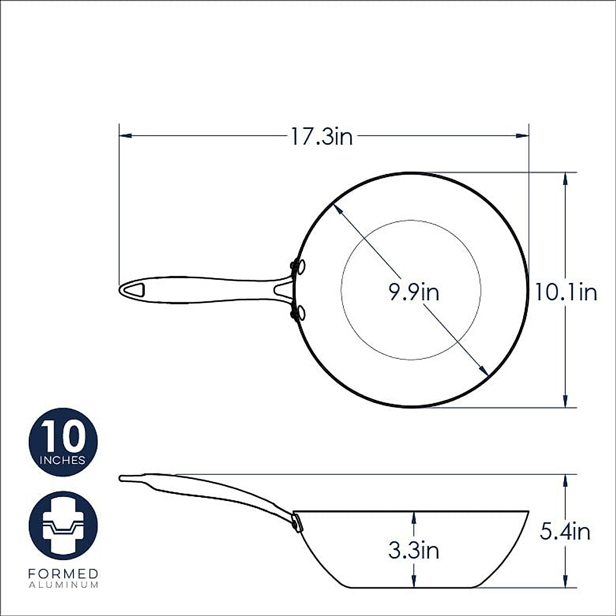 Nordic Ware Spun Wok, 10-inch