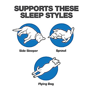 Petmate La-Z-Boy Duke Orthopedic Sofa Dog Bed, Mocha, 37" x 28"