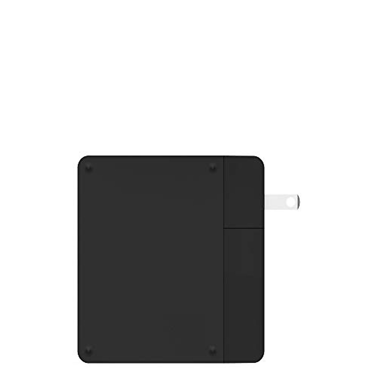 Mophie powerstation hub - Portable battery hub with foldable AC power prongs - Compatible with Qi-enabled devices, smartphones, tablets, and other USB devices - Black (401102474)