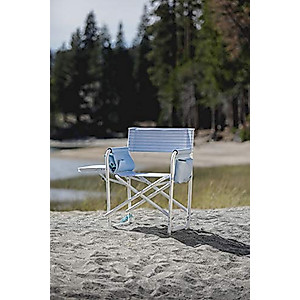 ONIVA - Outdoor Directors Chair with Side Table - Beach Chair for Adults - Camping Chair with Table