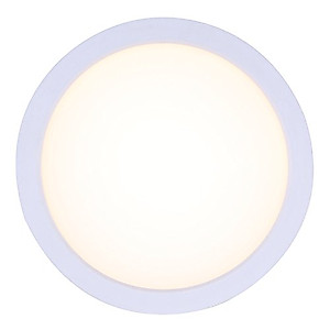 CANARM LED-SM55DL-WT-C LTD 5.5" LED Round Disk Light, Surface Mounted, Line Volt Without Driver, Painted White with Acrylic Lens