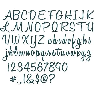 Sizzix Thinlits Die Set , Alphanumeric, Upper & Lowercase by Tim Holtz, 69 Pack, Multiple Sizes, Blue