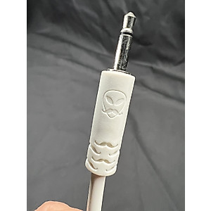 Starving Students Music Supplies Luigis Modular Supply Spaghetti Eurorack Patch Cables - Package of 5 Black Cables, 36 (90 cm)