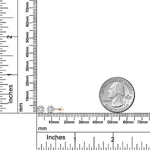 10K Rose Gold Forever Classic Moissanite from Charles & Colvard Women Stud Earrings (1.00 Cttw, Round 5MM)