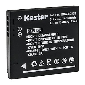 Kastar 1-Pack DMW-BCK7E Battery Replacement for Panasonic Lumix DMC-TS25, Lumix DMC-TS30, Lumix DMC-FH2, Lumix DMC-FH4, Lumix DMC-FH5, Lumix DMC-FH6, Lumix DMC-FH7, Lumix DMC-FH8 Camera