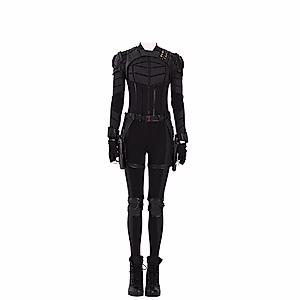 Yelena Belova Costume Jacket Vest Women Black Agent Soldier Natasha Widow Cosplay Halloween Outfits (Small, Style 4)
