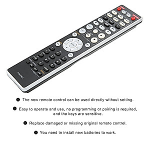 Remote Controller Fit for Marantz RC002PMCD CD5005 PM5005, Replacement Remote Control, Easy to Operate and Use. Black