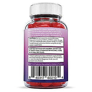 Justified Laboratories (3 Pack) Keto Flow ACV Gummies 1000MG with Pomegranate Juice Beet Root B12 180 Gummys