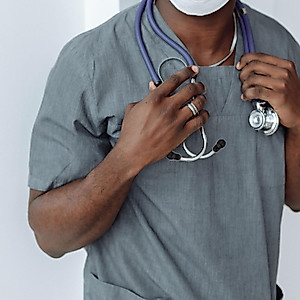 Black Stethoscope Ear Tips Stethoscope Replacement Earpiece Soft Stethoscope Ear End Stethoscope Earbuds for Hospital Clinic Doctor 10pcs