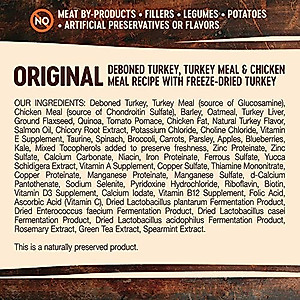 Wellness CORE RawRev Dry Small Dog Food with Wholesome Grains, Natural Ingredients, Made in USA with Real Freeze-Dried Meat (Adult, Small Breed, 4 lbs)