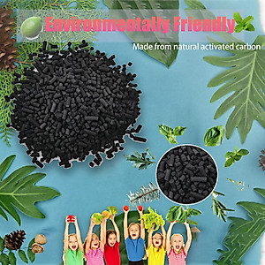 PurifyLogix 4 Pack Odor Absorbing Filter Refills for Vitamix FC-50-SP Foodcycler Smart Waste Composter, Replacement Activated Charcoal Filters Compatible with Vitamix Electric Compost Bin