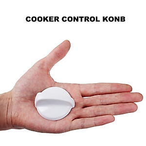 Emptty 4PCS White WB03T10282 Burner Control Knob, Gas Range Knobs Replacement for GE Replaces 1461063 AP4345833 PS2321074
