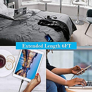 [Apple MFi Certified] iPhone Fast Charger, Veetone 20W PD Type C Power Wall Charger Plug with 6FT Nylon Braided USB-C to Lightning Quick Charging Sync Cable for iPhone 14/13/12/11/XS/XR/X/iPad/AirPods