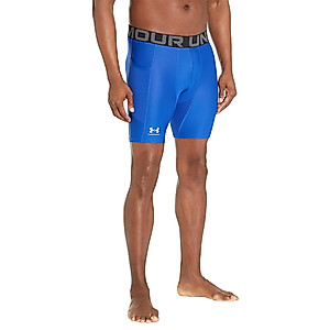 Under Armour Men's Armour HeatGear Compression Shorts , Royal Blue (400)/White, XX-Large