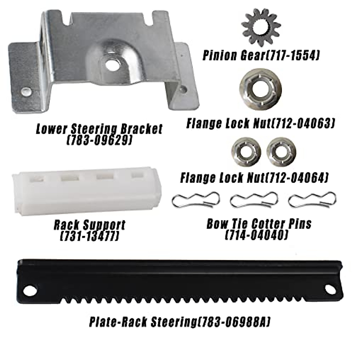 Boine 753-11064B Steering Service Kit Compatible with Cub Cadet, Craftsman R1000, MTD Columbia CR30 Lawn Tractor Replaces 75311064B 783-06988