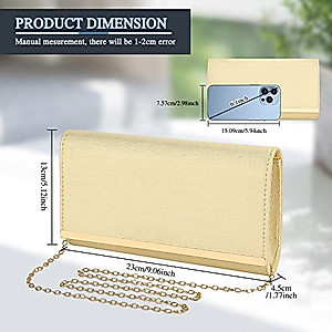 UBORSE Women Clutch Bag Elegant Women Chain Shoulder Bag Small Bridal Purse Envelope Handbag Wedding Evening Bag