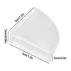 [36 Pack] Slim Clear Edge Bumpers, Tomorotec Corner Protectors Edge Guards Corner Cushion for Baby Safety for Furniture, Slim Table, Windows, Bed and etc