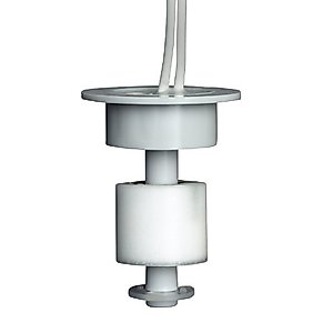 Madison M8000-C Liquid Level Sensor, Miniature Vertical Float Switch, Polypropylene, 3/4" PVC Pipe Insert