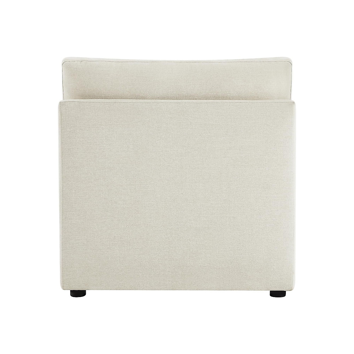 CHITA Modern Upholstered Middle Module for Modular Sectional,Sectional Sofa Couch Accent Armless Chair, Linen
