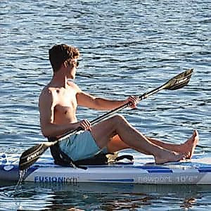 NIXY Newport G5 Inflatable Paddle Board | High-Performance, Durable, and Lightweight SUP for All Skill Levels with Welded Seams and 300 lbs. Capacity. (BoraBora)