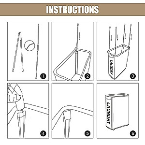 DOKEHOM 25-Inches Slim Laundry Basket on Wheels, Collapsible Rolling Laundry Hamper, Foldable Narrow Corner Clothes Storage Bins (Dark Grey)